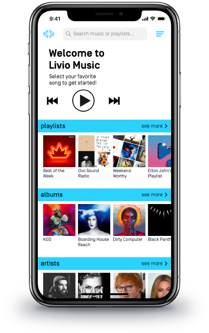 Livio Music - A beautiful music player for iOS