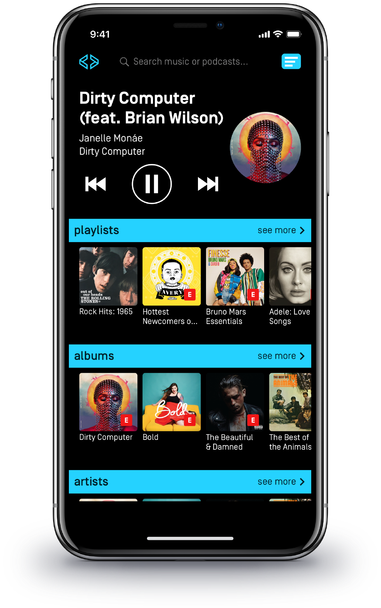 Livio Music - A beautiful music player for iOS